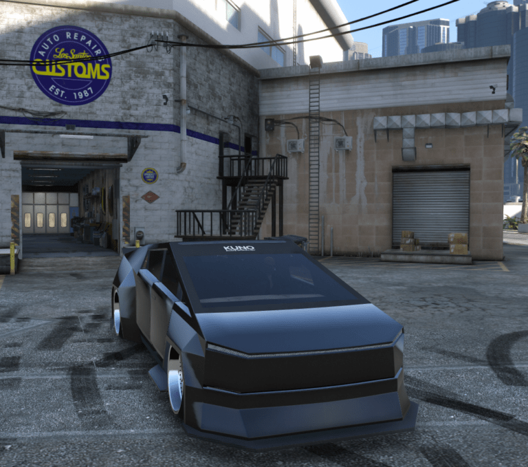 Tesla CyberTruck (BLACKEDOUT) | FiveMRides - FiveM Ready | Optimized ...