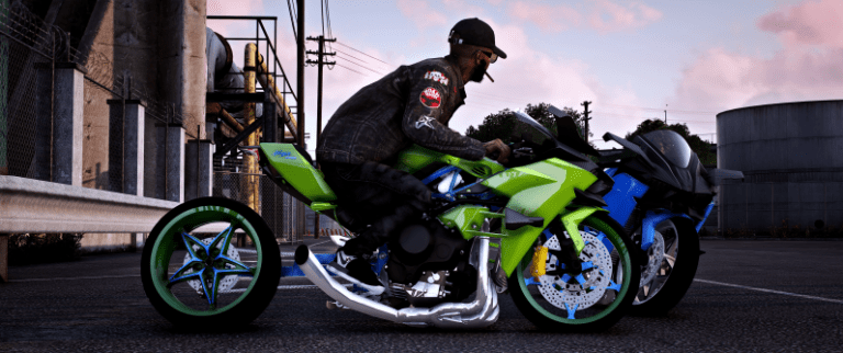 Kawazaki Ninja H2R Slammed | FiveMRides - FiveM Ready | Optimized ...
