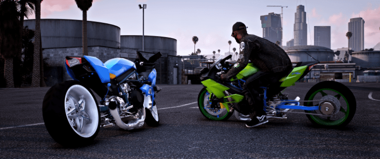 Kawazaki Ninja H2R Slammed | FiveMRides - FiveM Ready | Optimized ...