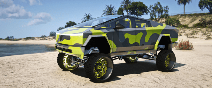 Tesla Cyber Truck Sema | FiveMRides - FiveM Ready | Optimized ...